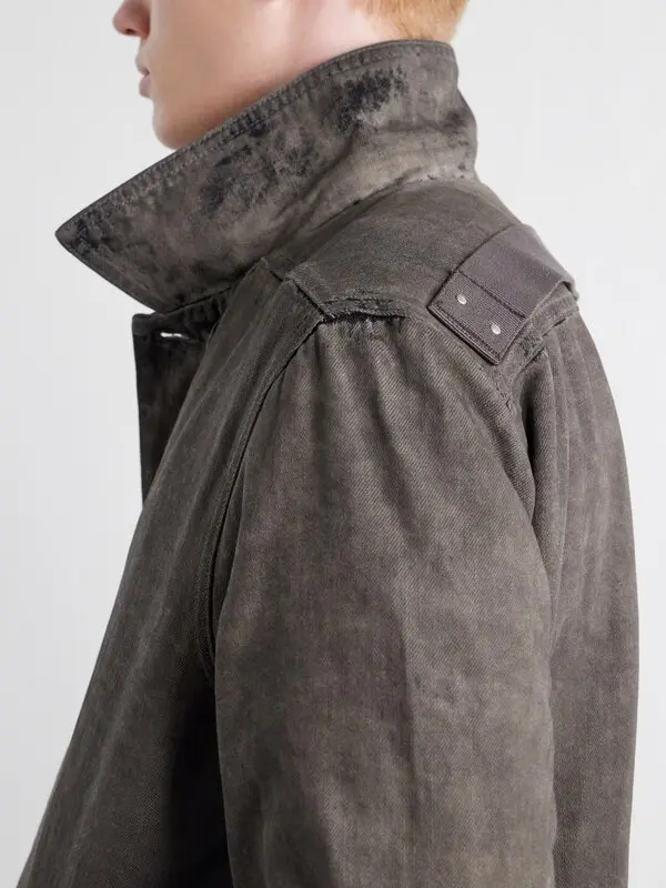 Rick Owens Washed-denim Trucker Jacket