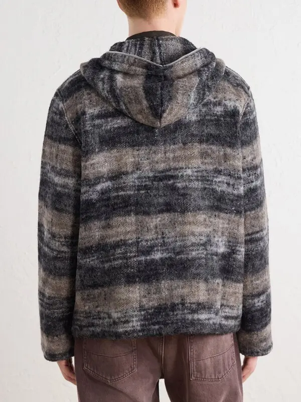 Our Legacy Full Zip Wool-blend Hooded Blouson Jacket