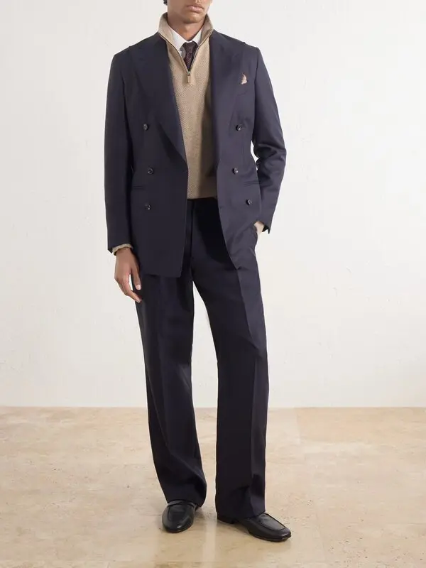 Zegna Oasi Cashmere Half-zip Sweater