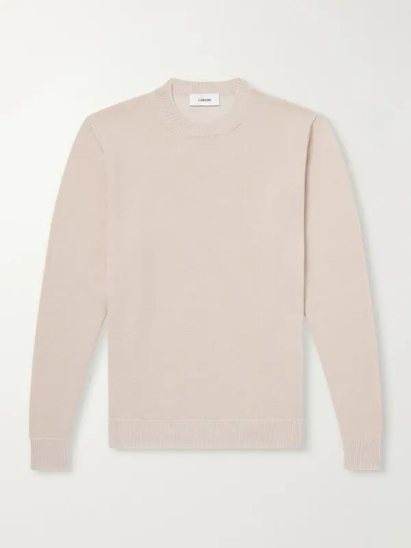 LARDINI Wool And Cashmere-blend Sweater