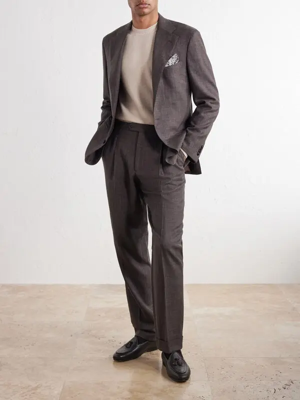 LARDINI Wool And Cashmere-blend Sweater