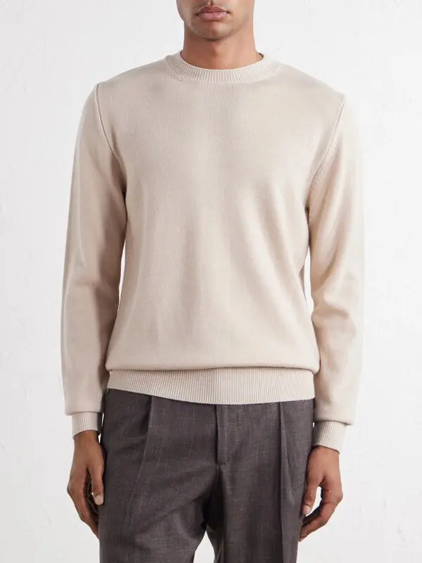 LARDINI Wool And Cashmere-blend Sweater