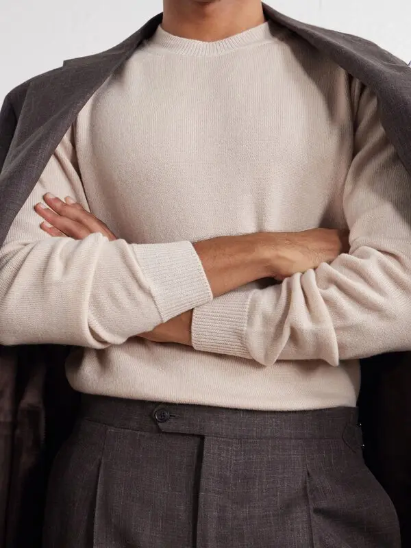 LARDINI Wool And Cashmere-blend Sweater