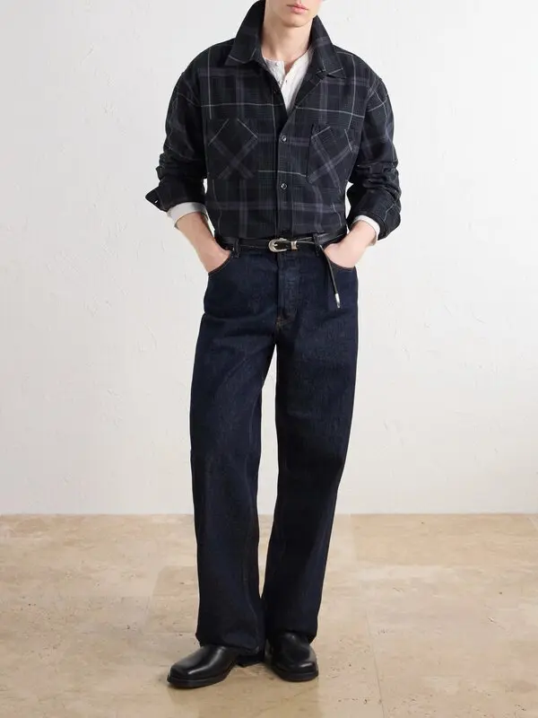 Our Legacy Whoppin Checked Cotton-flannel Shirt
