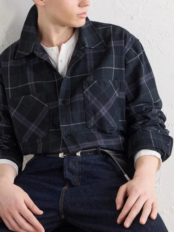 Our Legacy Whoppin Checked Cotton-flannel Shirt