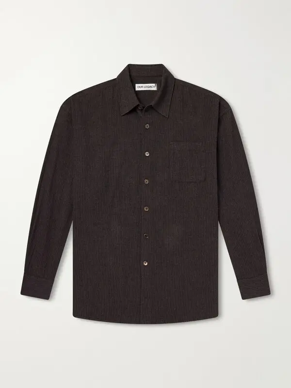 Our Legacy Borrowed Checked Woven Shirt
