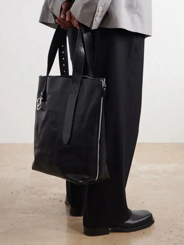 Our Legacy Throttle Leather Tote Bag