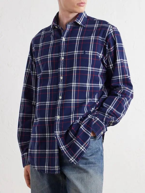 Polo Ralph Lauren Checked Cotton-flannel Shirt