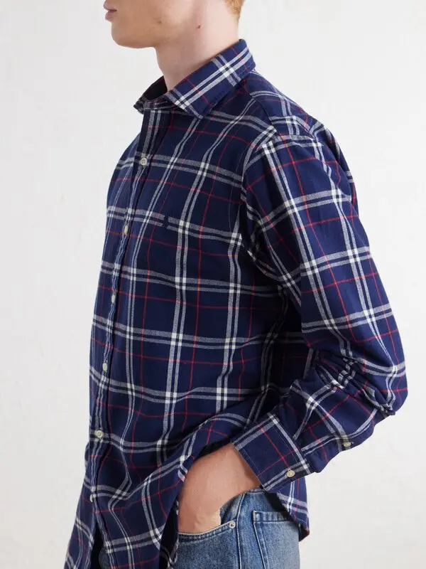 Polo Ralph Lauren Checked Cotton-flannel Shirt