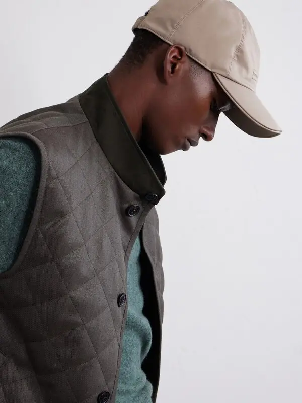 Zegna Logo-embellished Twill Baseball Cap