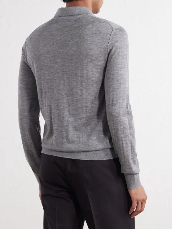 Dolce & Gabbana Cashmere Polo Sweater