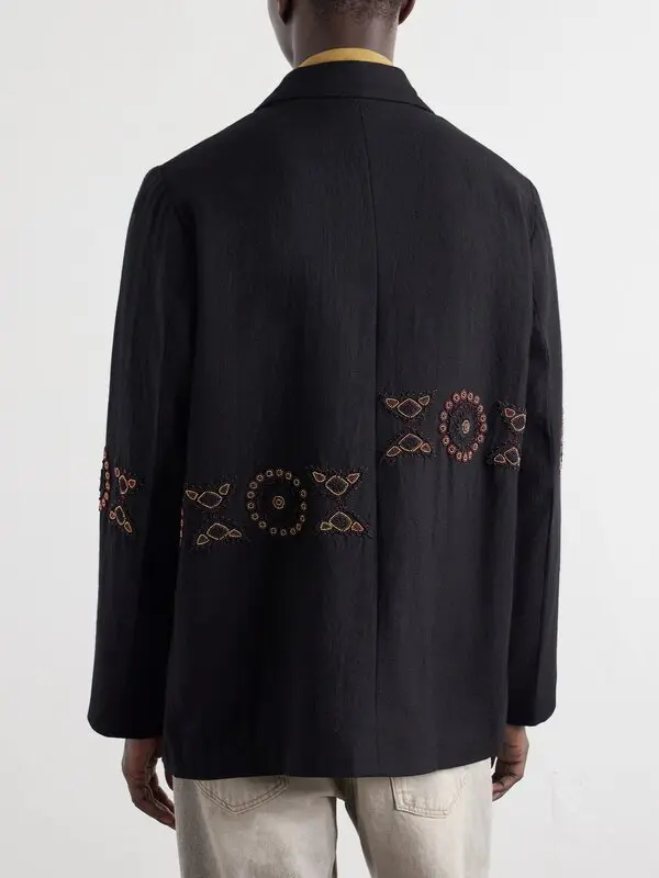 KARTIK RESEARCH Embroidered Wool Blazer