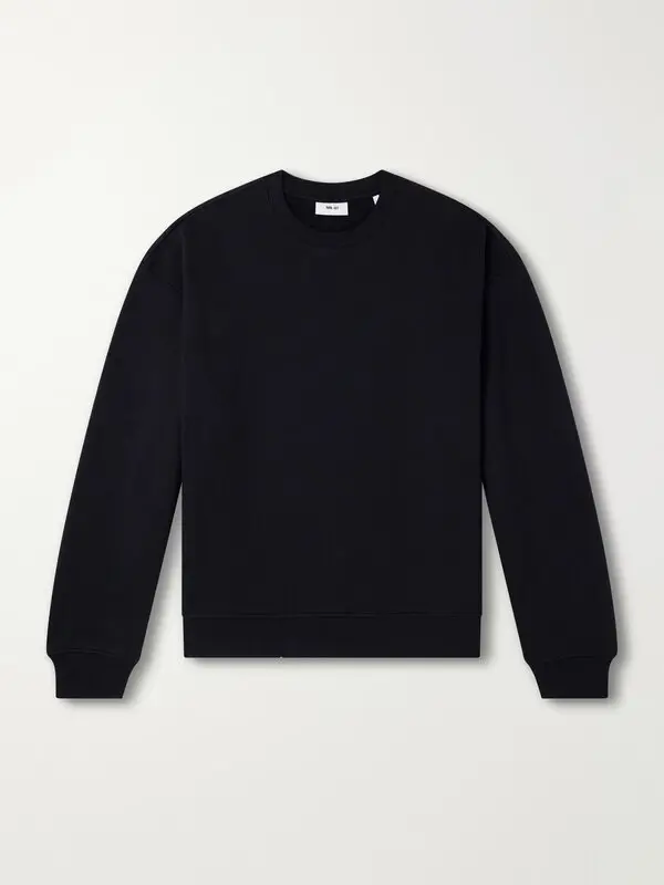 Nn07 David 3014 Organic Cotton-jersey Sweatshirt - Blue