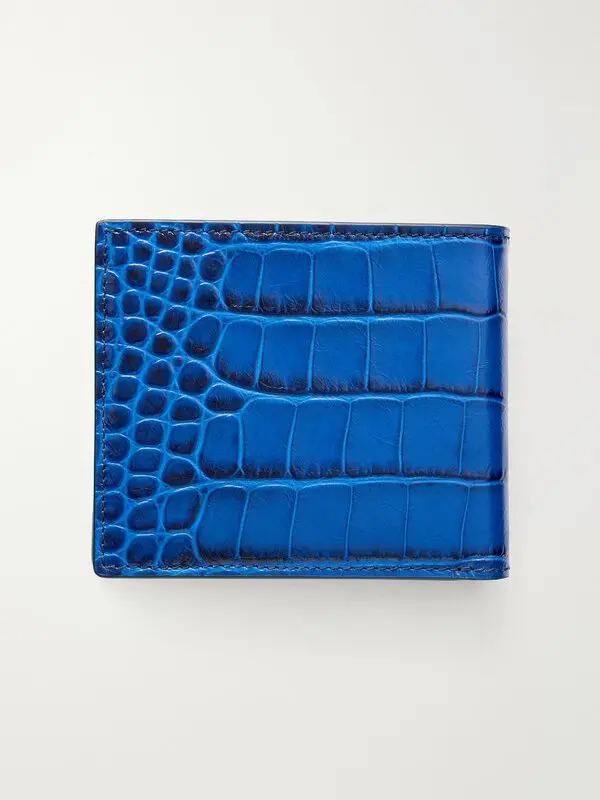 TOM FORD Croc-embossed Leather Wallet