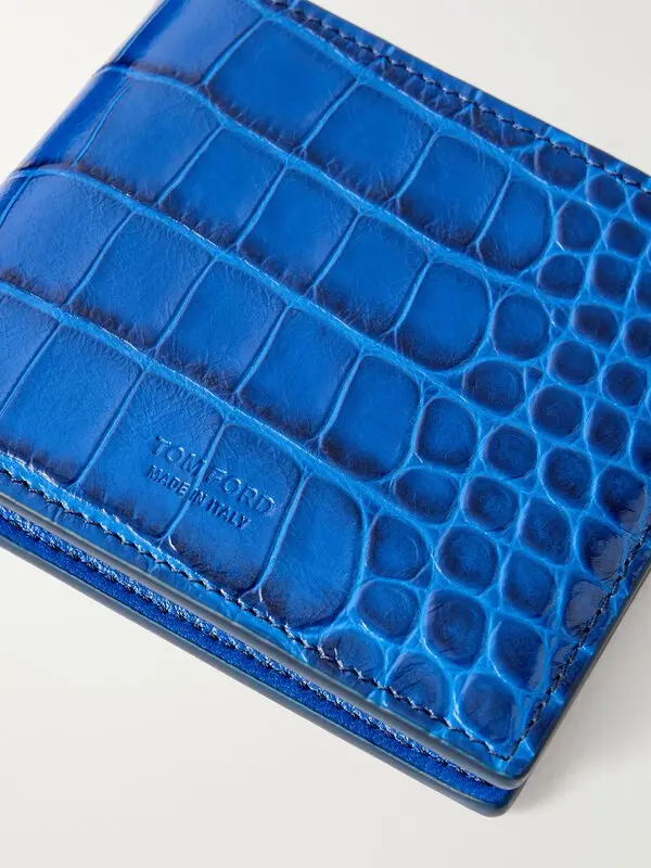 TOM FORD Croc-embossed Leather Wallet