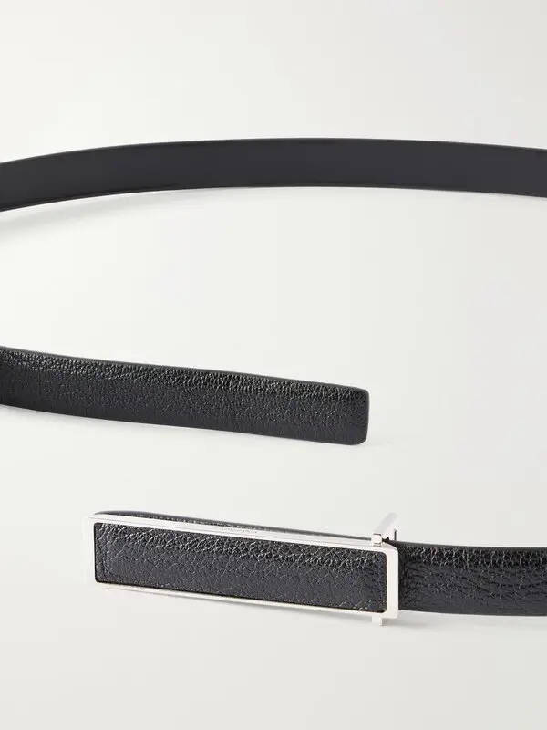 TOM FORD 1.5cm Full-grain Leather Belt