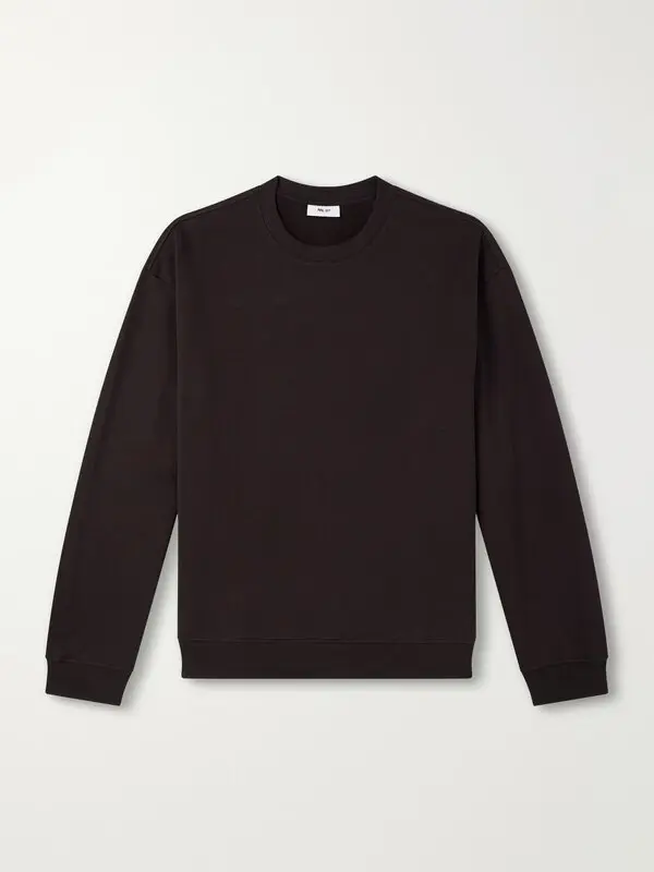 Nn07 David 3014 Organic Cotton-jersey Sweatshirt - Brown