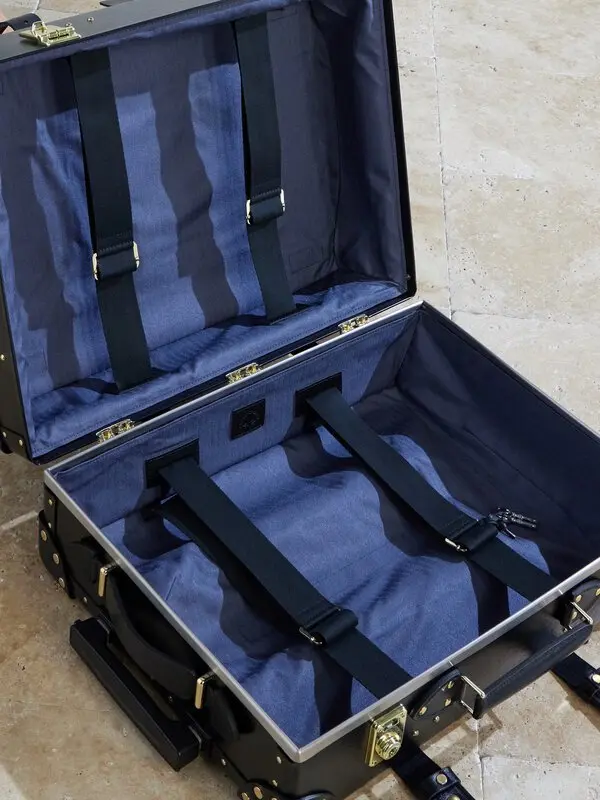 GLOBE-TROTTER Centenary Leather Carry-on Suitcase