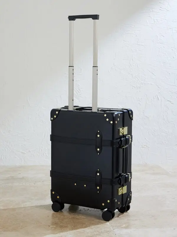 GLOBE-TROTTER Centenary Leather Carry-on Suitcase