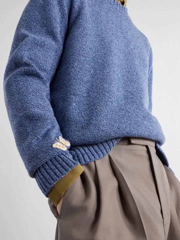 Valentino Garavani Wool Appliquéd Sweater
