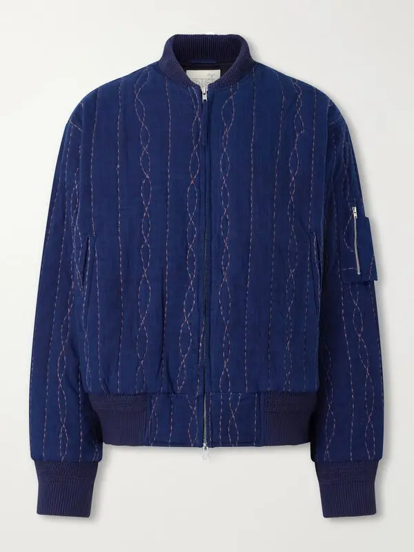KARDO Max Embroidered Cotton Bomber Jacket