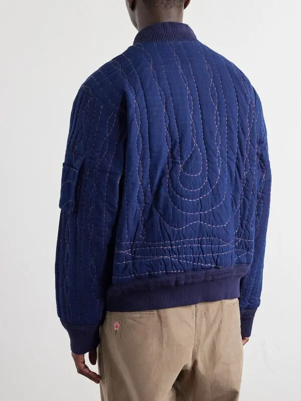 KARDO Max Embroidered Cotton Bomber Jacket