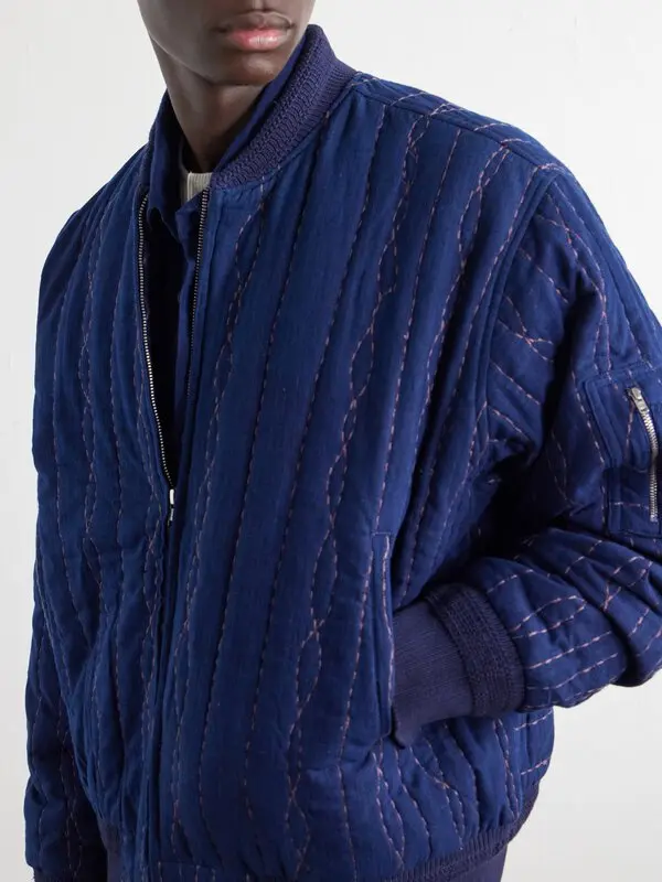 KARDO Max Embroidered Cotton Bomber Jacket