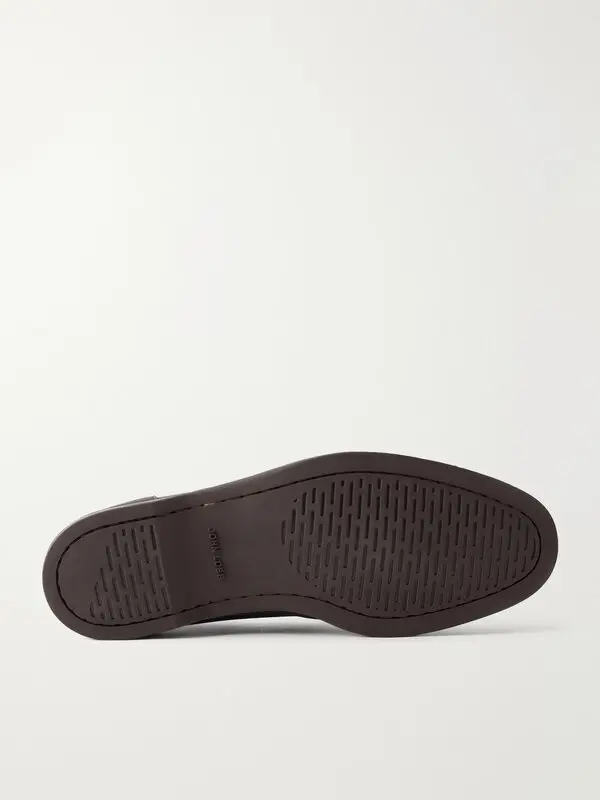 John Lobb Pace Full-grain Leather Loafers
