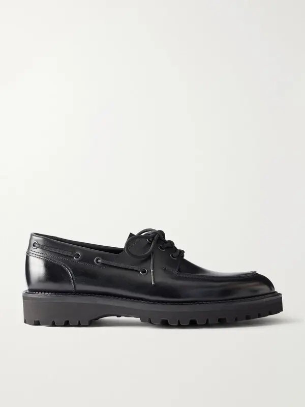John Lobb Tide Leather Boat Shoes