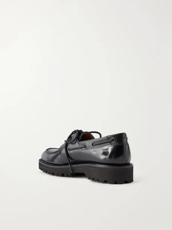 John Lobb Tide Leather Boat Shoes