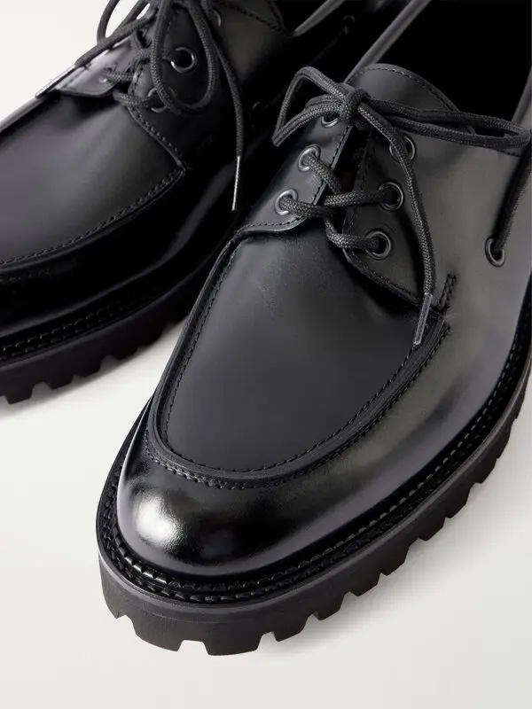John Lobb Tide Leather Boat Shoes