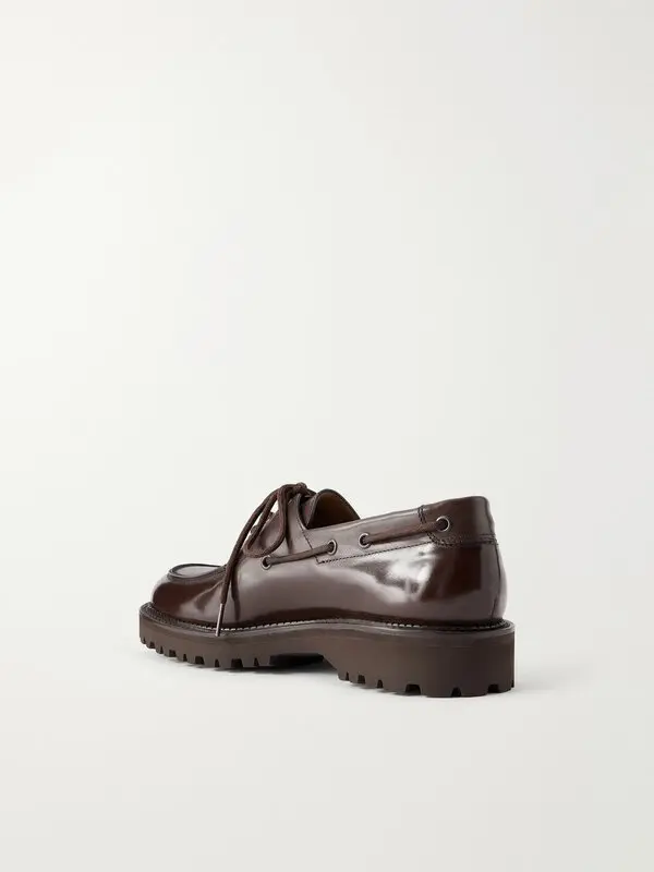John Lobb Tide Leather Boat Shoes