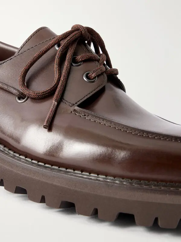 John Lobb Tide Leather Boat Shoes