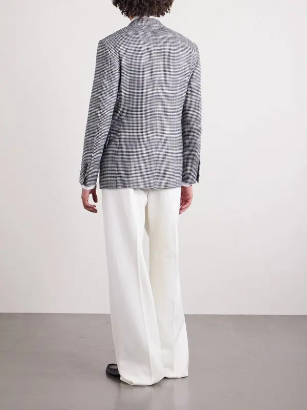 TOM FORD Houndstooth Wool-blend Blazer