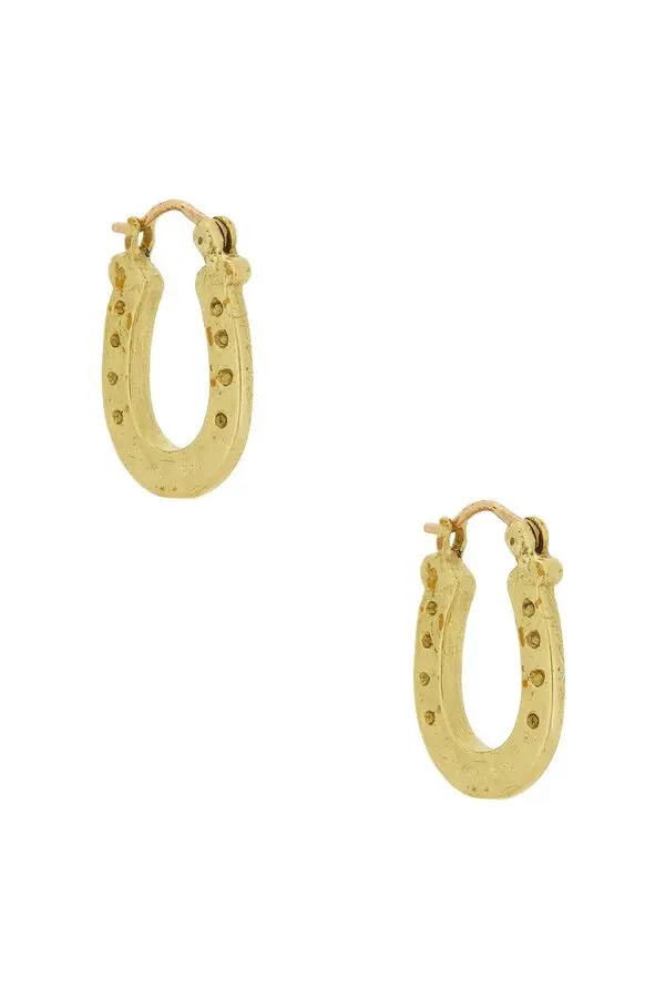 ALEMAIS Django Horseshoe Stud Earrings
