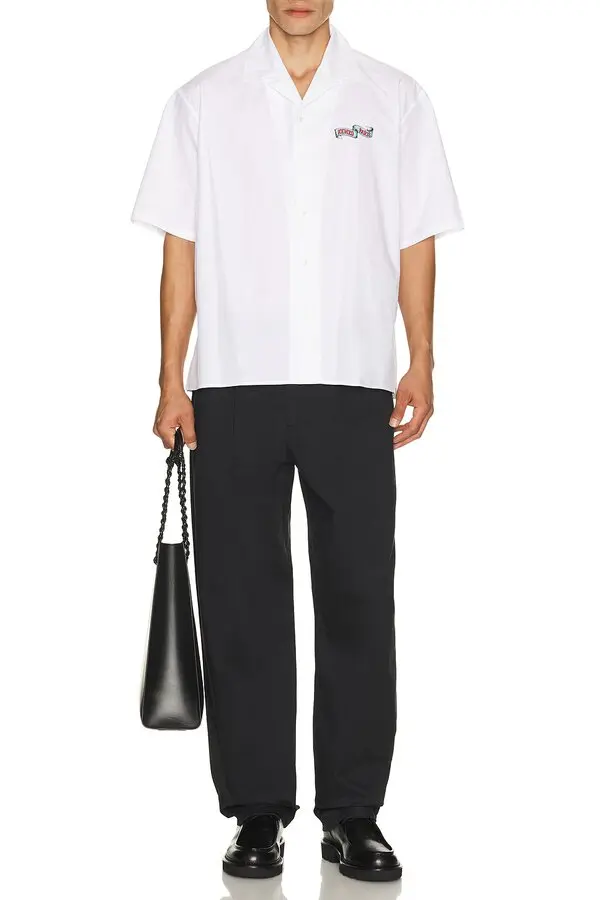 Kenzo Jumping Tiger Hawaiian Short Sleeve Shirt