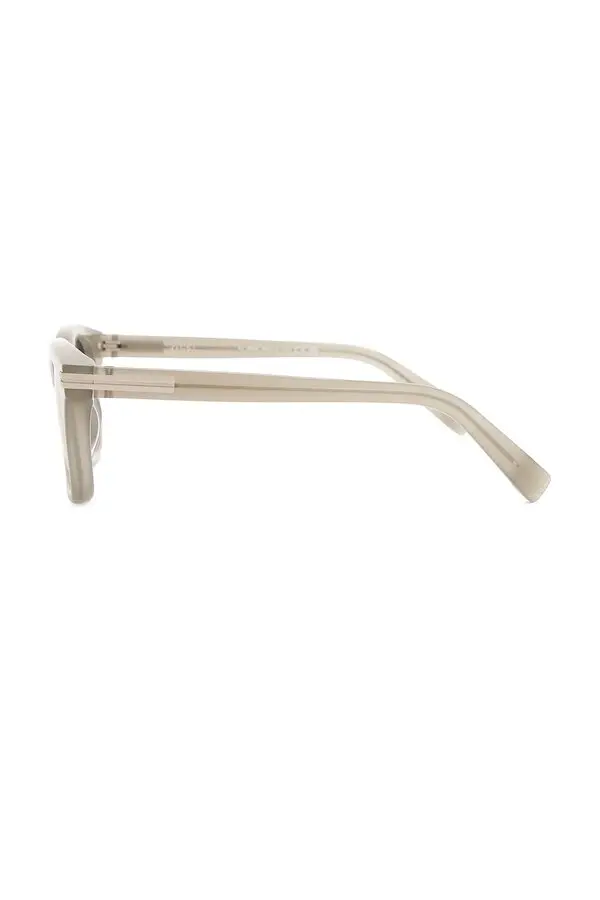 Zegna Geometric Acetate Sunglasses