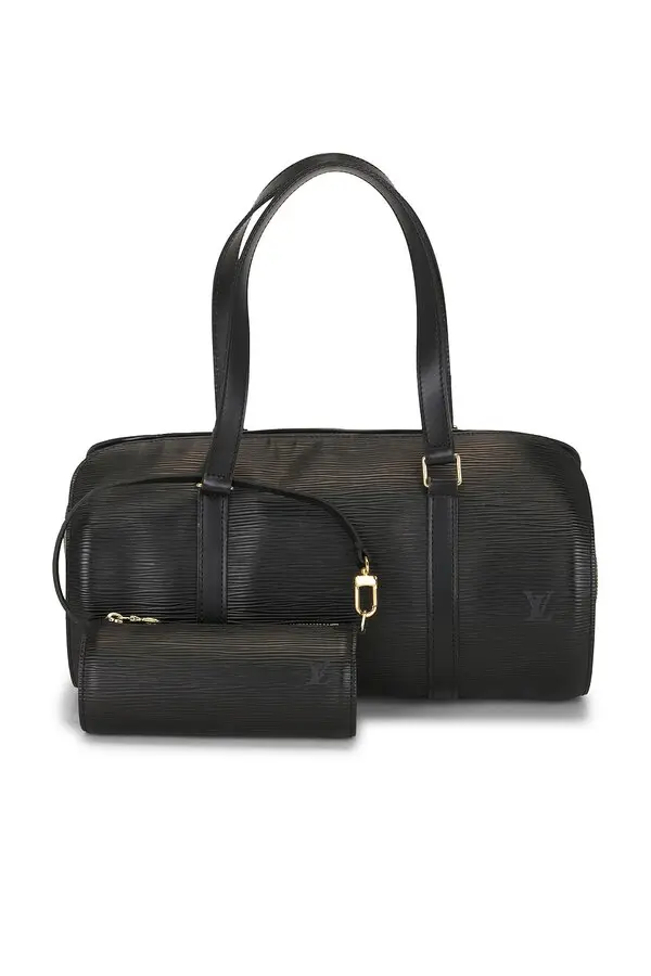 LOUIS VUITTON Epi Soufflot Handbag And Mini Set