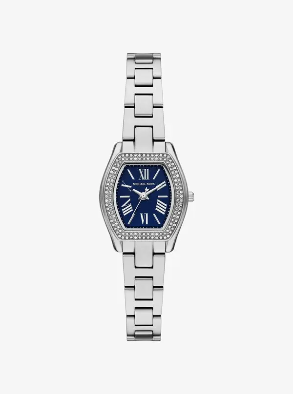 Michael Kors Petite Chelsea Pavé Watch - Silver