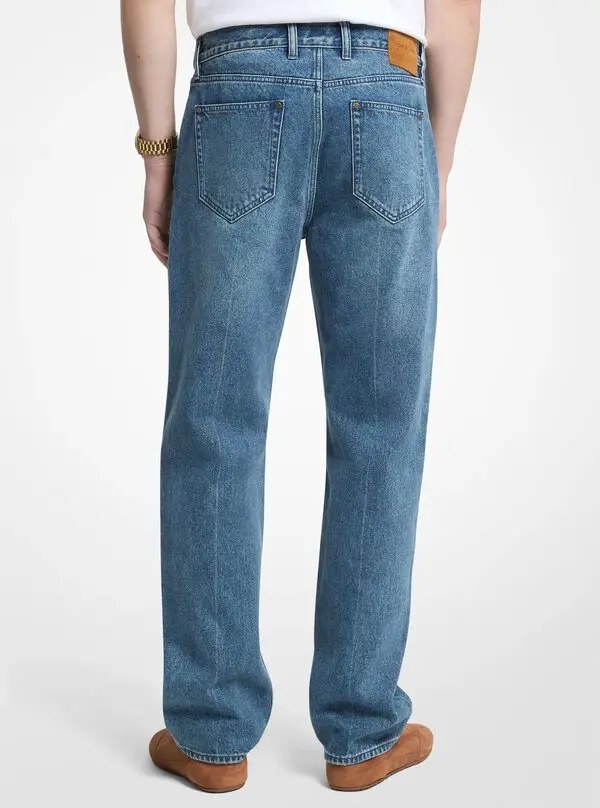 Michael Kors Finn Straight-leg Denim Jeans