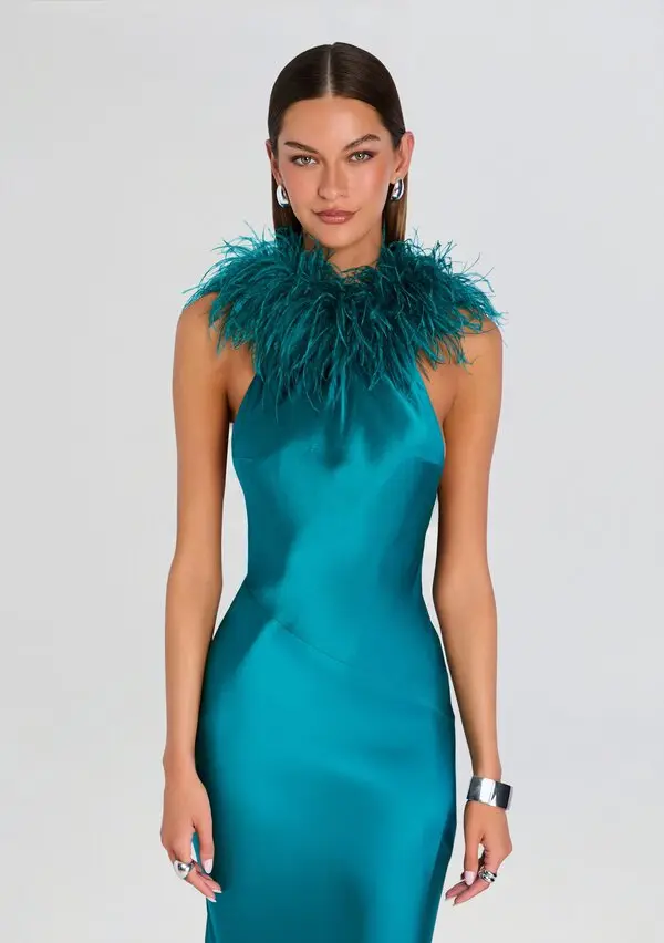 Retrofete Brisbane Feather Dress