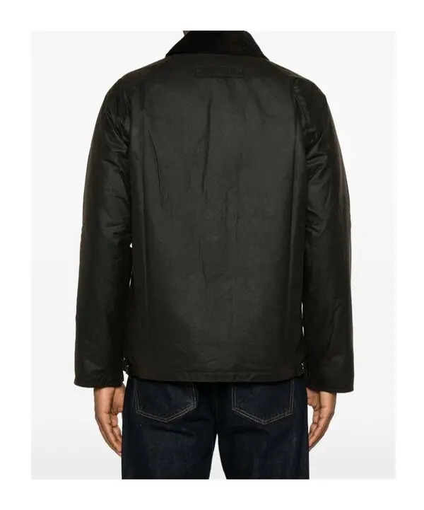 Barbour Corduroy-collar Wax-finish Jacket