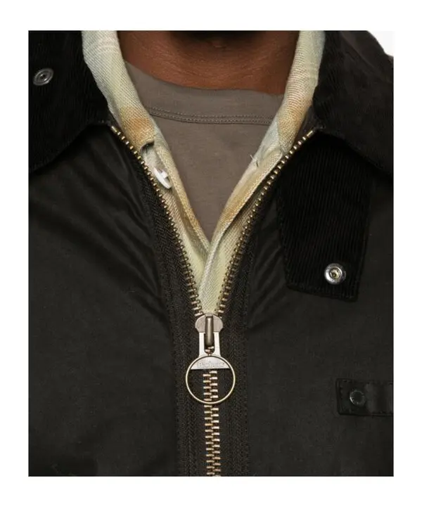 Barbour Corduroy-collar Wax-finish Jacket