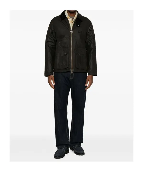 Barbour Corduroy-collar Wax-finish Jacket