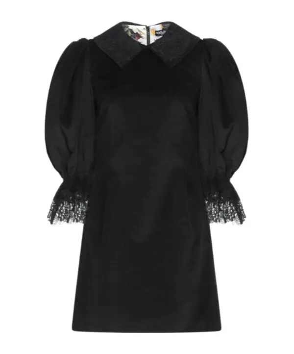 Dolce & Gabbana Solid Color Corduroy Dress