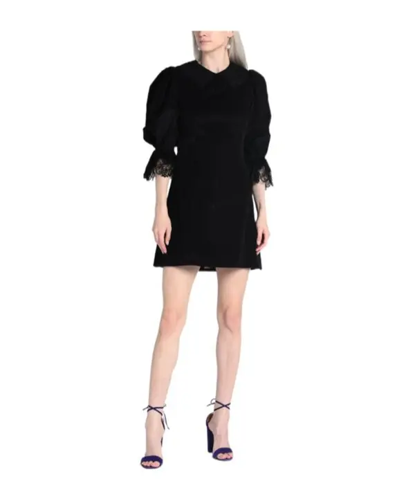 Dolce & Gabbana Solid Color Corduroy Dress