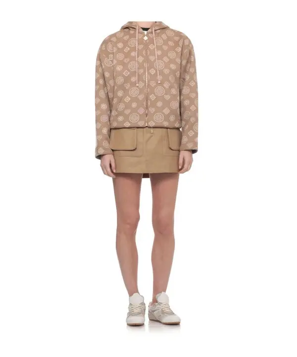 Casablanca Monogram Zip-up Hoodie