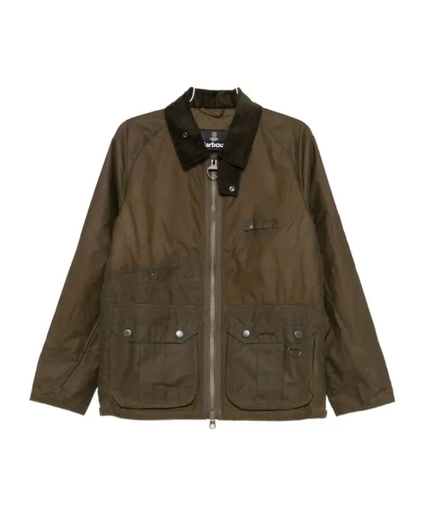 Barbour Corduroy-collar Zip-fastening Jacket