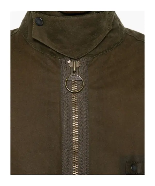 Barbour Corduroy-collar Zip-fastening Jacket