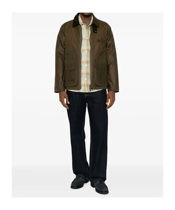 Barbour Corduroy-collar Zip-fastening Jacket